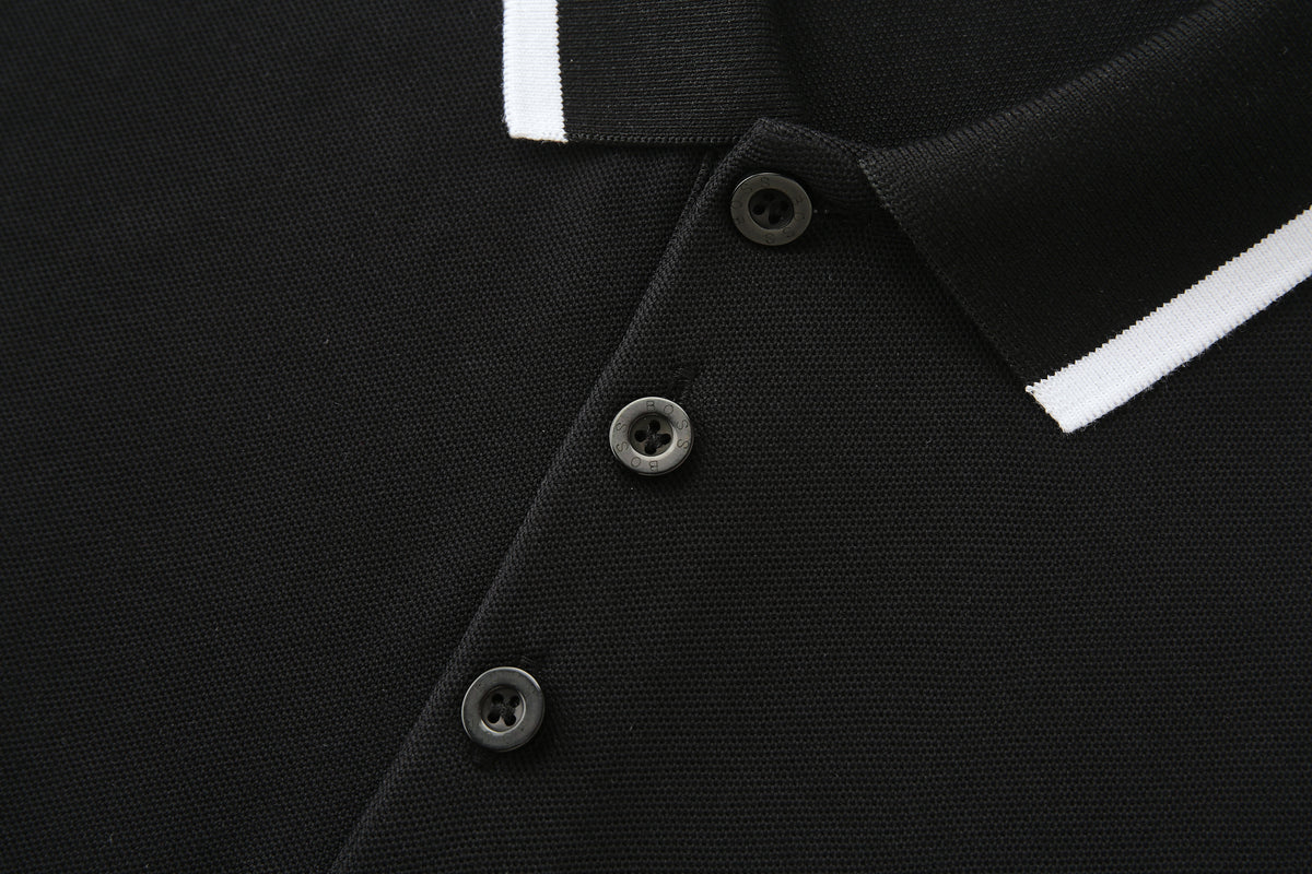 Camiseta BO211# Tipo Polo Negra Para hombre – PUNTO UNO COL