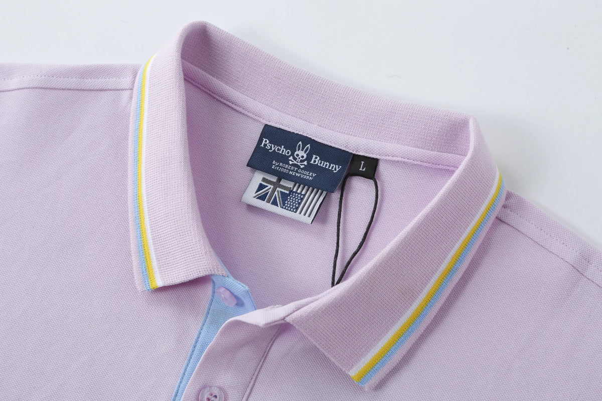 Camiseta 38170 Tipo Polo Morado Claro Para Hombre – PUNTO UNO COL